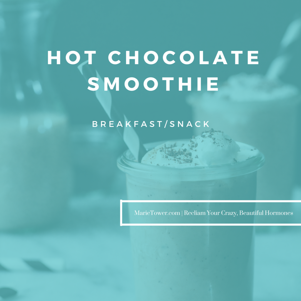 Hot Chocolate Smoothie by Marie Tower at MarieTower.com - Marie Tower ...