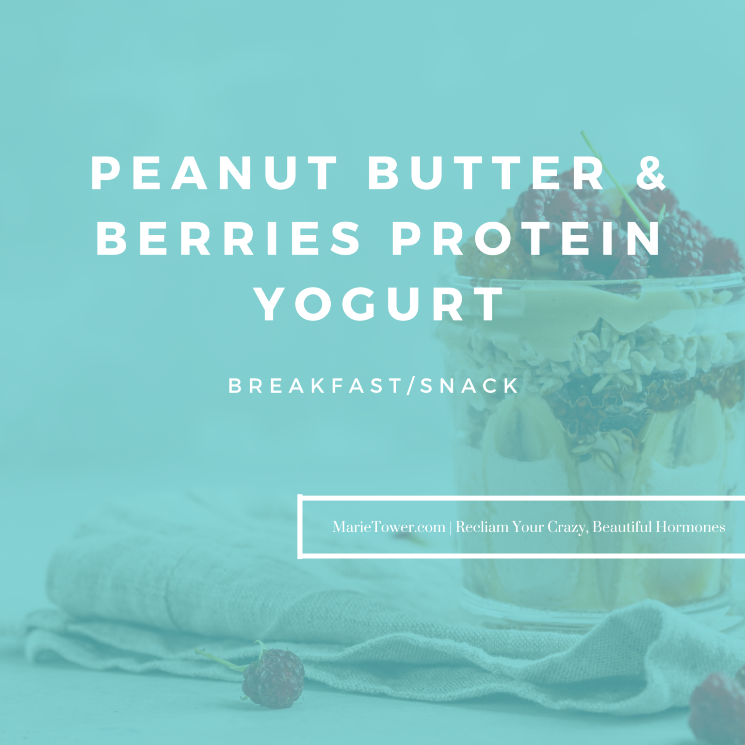 Hi there! I'm so delighted you've made it here. - Marie Tower Nutrition